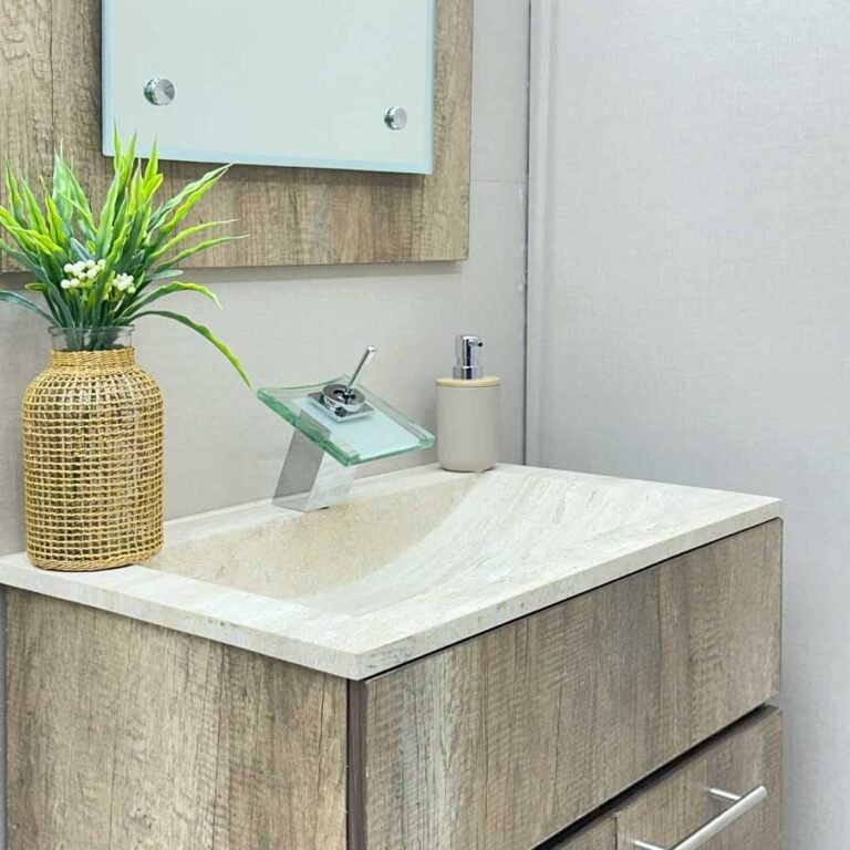 Lavabo Dubai Travertino – Acabados Finos Tamayo