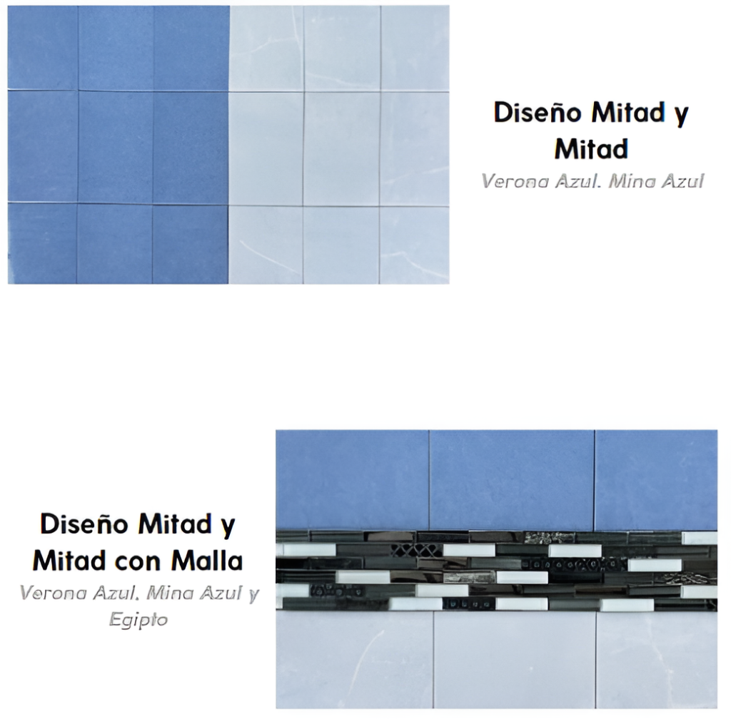 Azulejo Verona Azul – Acabados Finos Tamayo