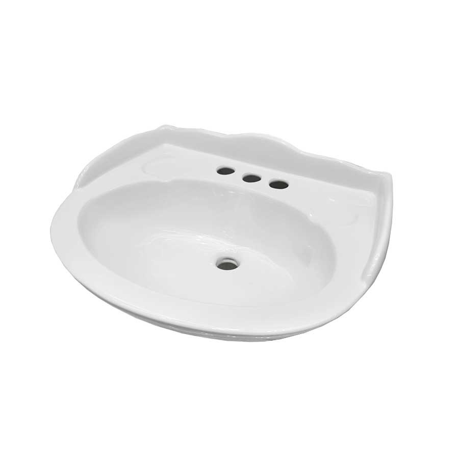 LAVABO PROVENZAL BLANCO KISSON – Acabados Finos Tamayo